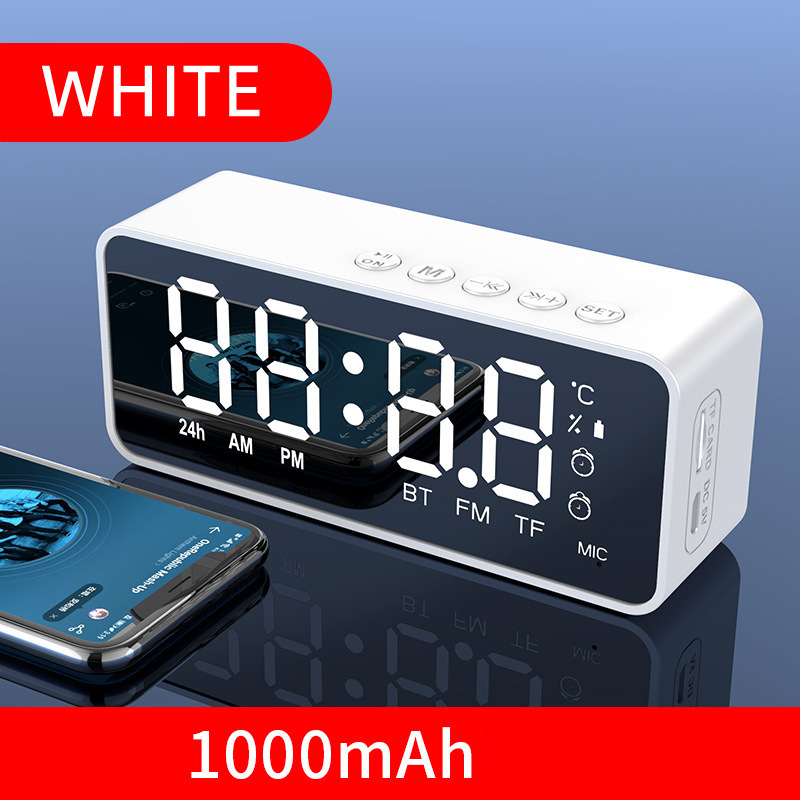 aker Small Mini Alarm Clock Portable Voice Broadcast the Card Instert ...
