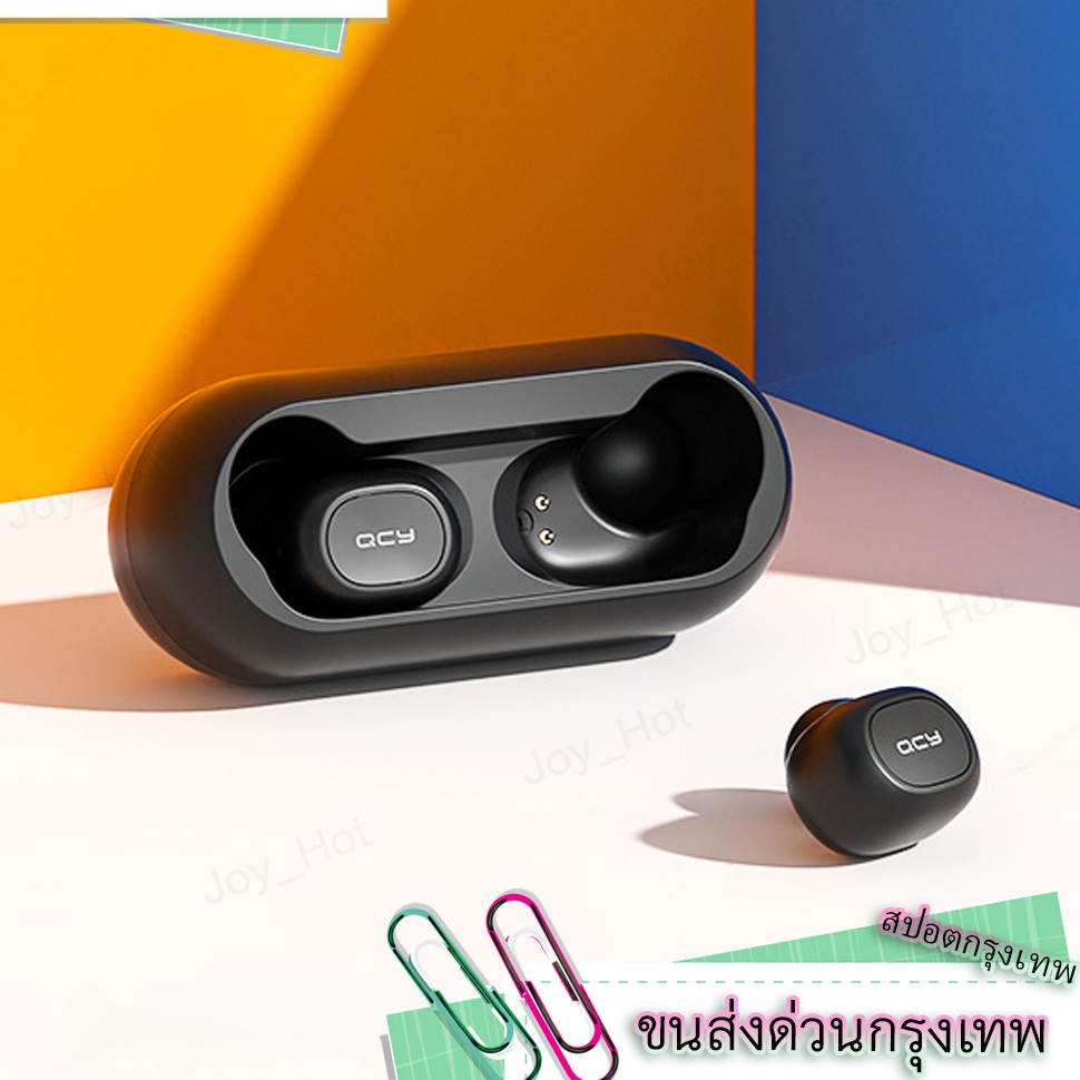 หูฟังบลูทูธ♣ QCY T1 T1C TWS True Wireless Bluetooth 5.0 หูฟังไร้สาย หูฟังบลูทูธ เสียงชัด ...