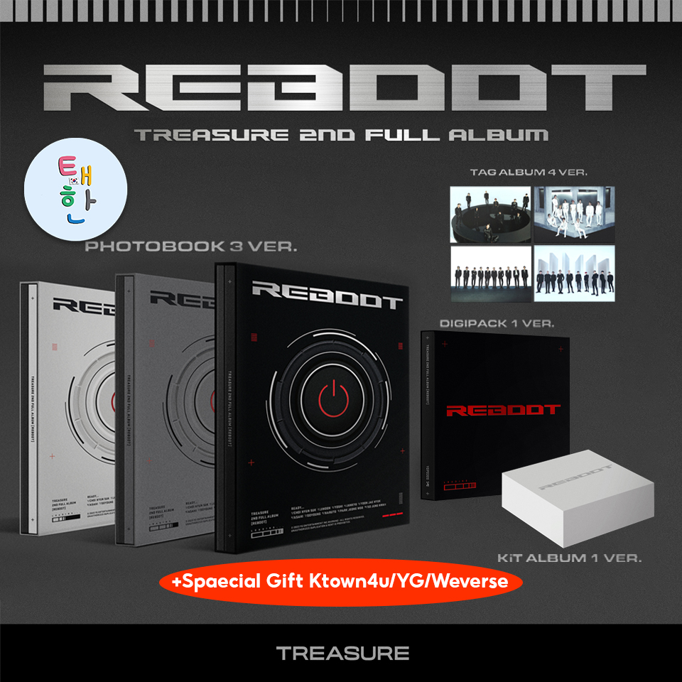 พร้อมส่ง [TREASURE] อัลบั้ม 2ND FULL ALBUM [REBOOT] (PHOTOBOOK VER./ YG ...