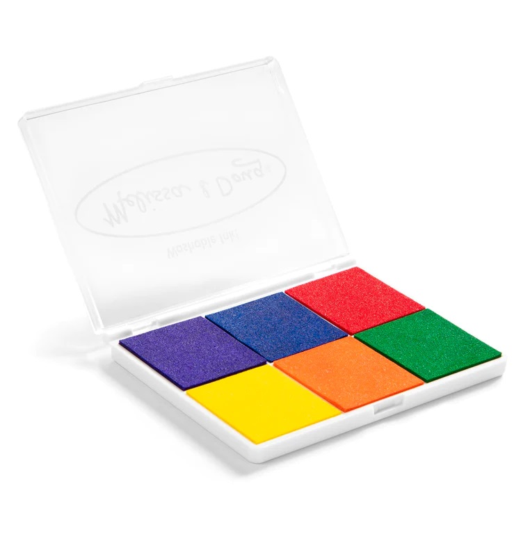 (ของแท้ USA) แท่นหมึกสแต๊มป์ ปลอดภัย ล้างออกได้ Non-toxic Washable ...