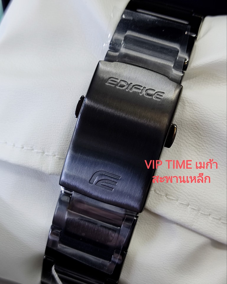 นาฬิกา Edifice Bluetooth สแตนเลสรมดำ รุ่น ECB-10DC-3A ซีรีส์ที่เชื่อม ...