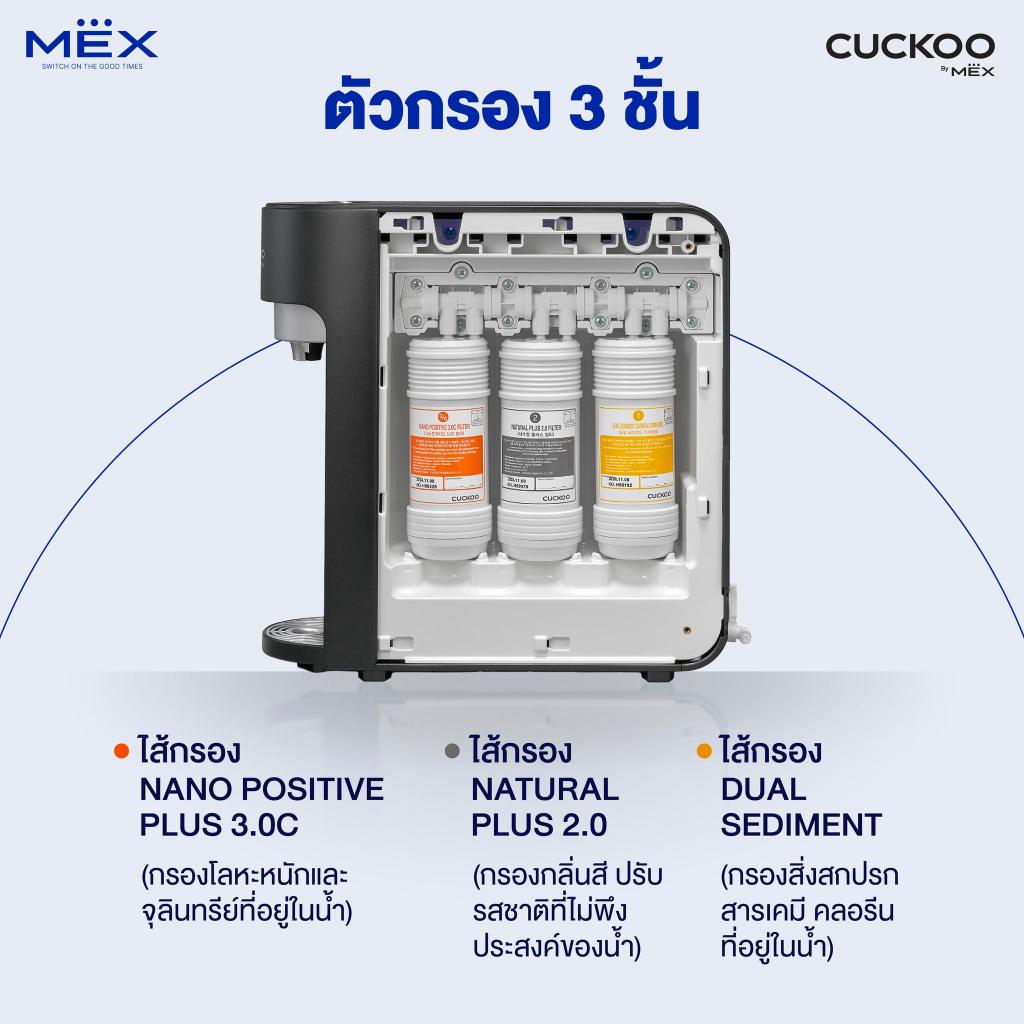 Cuckoo by MEX รุ่น CP-U011B เครื่องกรองน้ำดื่มระบบ Nano Filtration 0. ...