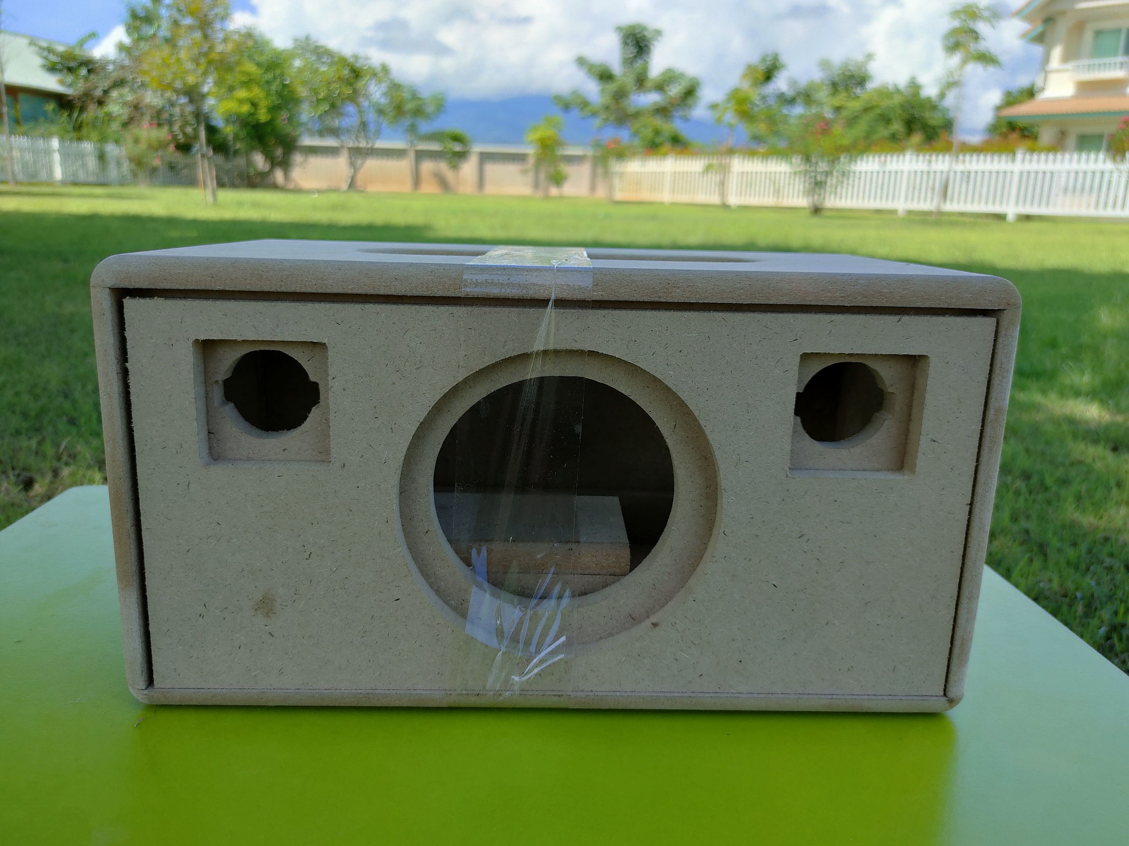 ตู้ลำโพงบลูทูธ เปล่า งานดิบ ระบบ 2.0 ดอกลำโพง 4.5นิ้ว แหลม 2นิ้ว HK ...