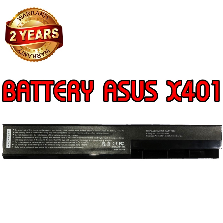 รับประกัน 2 ปี BATTERY ASUS X401 แบตเตอรี่ เอชพี A31-X401 A32-X401 X401A X501A X401U ...