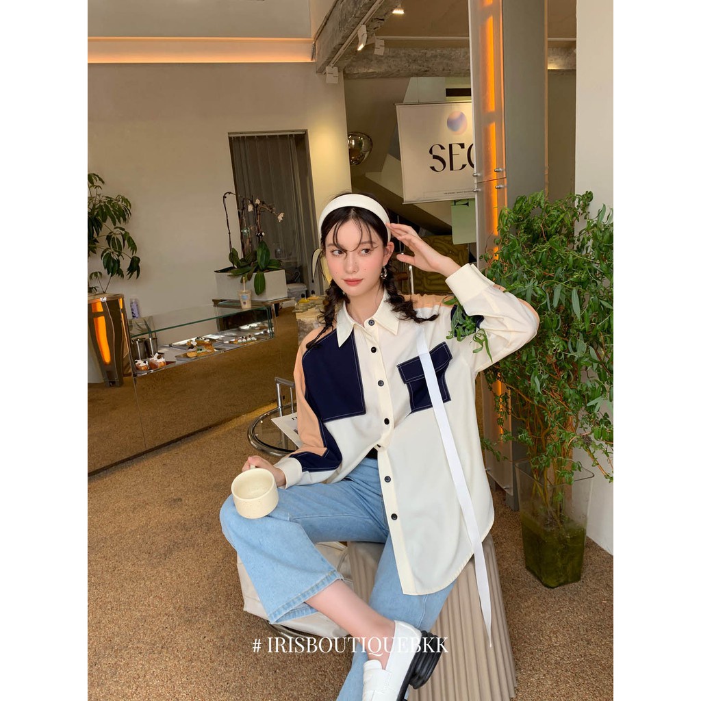 Iris Boutique 21/Falls IS237 White chocolate shirt Preorder 15 วัน ...