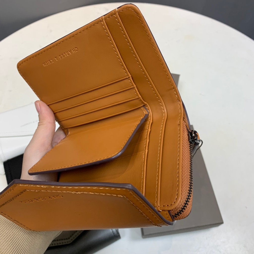 【ของแท้ 100%】Charles And Keith Ck6-10770427 กระเป๋าสตางค์แบบพับได้ Ckkb ...