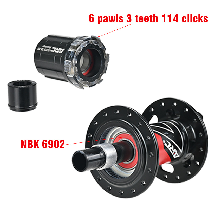 ARC MT009 28 Holes Boost Hub Moutain Bike For HG Micro Spline Sram XD ...