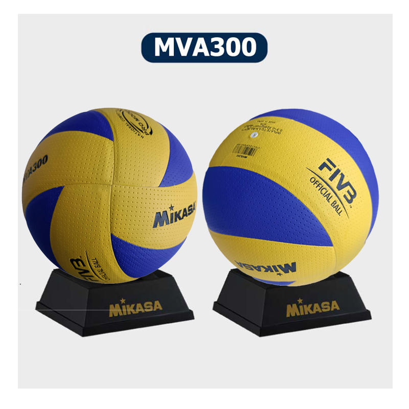 FIVB Official ลูกวอลเล่ย์บอล อุปกรณ์วอลเลย์บอล หนังPU นุ่ม Mikasa MVA ...