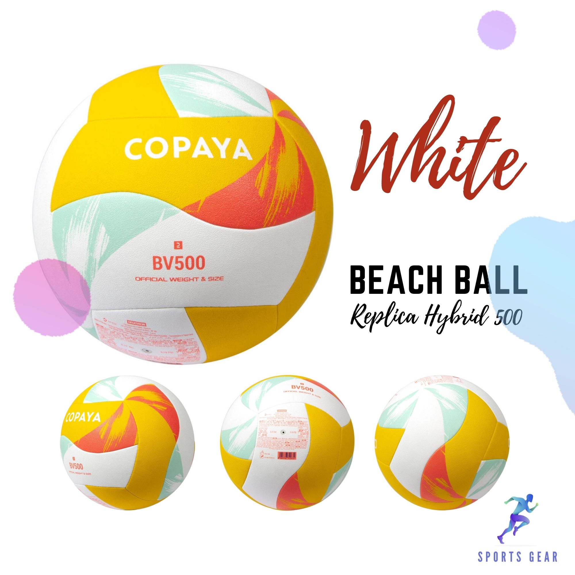 COPAYA ลูกวอลเลย์บอลชายหาด รุ่น Replica Hybrid 500 ( Beach Volleyball ...