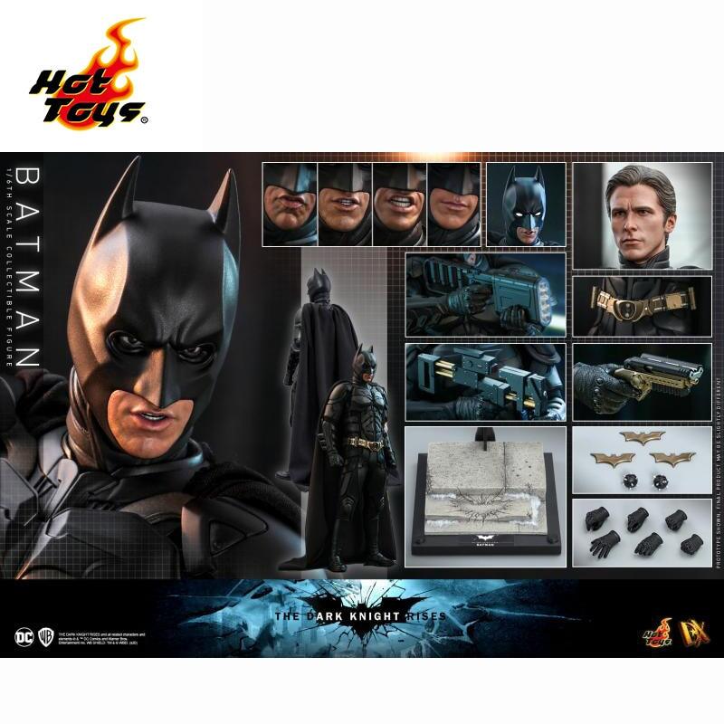 Hottoys HT 16 Batman DX19 Christian Bale The Dark Knight Rises Anime ...