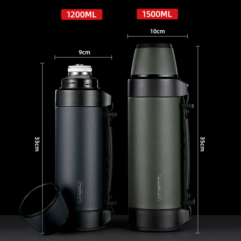 CODFJbottle กระติกเก็บเย็น 1200ml Double Layer 316 Stainless Steel Vacuum Flask กระติกน้ำแข็ง ...