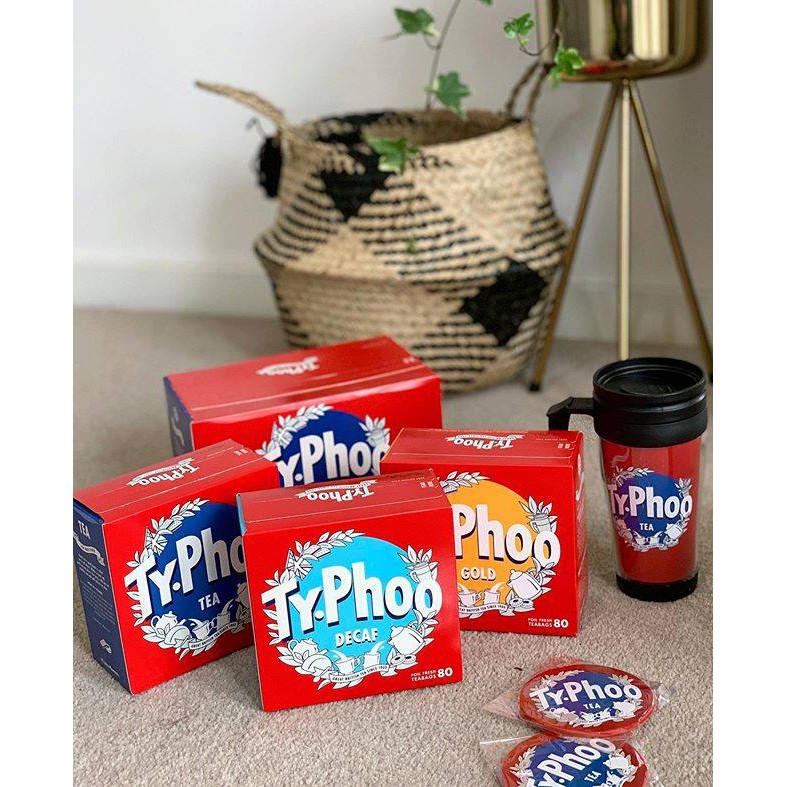 [Free Shipping] [] Typhoo Decaf Black Tea 232g Typhoon Cat Coffee ...