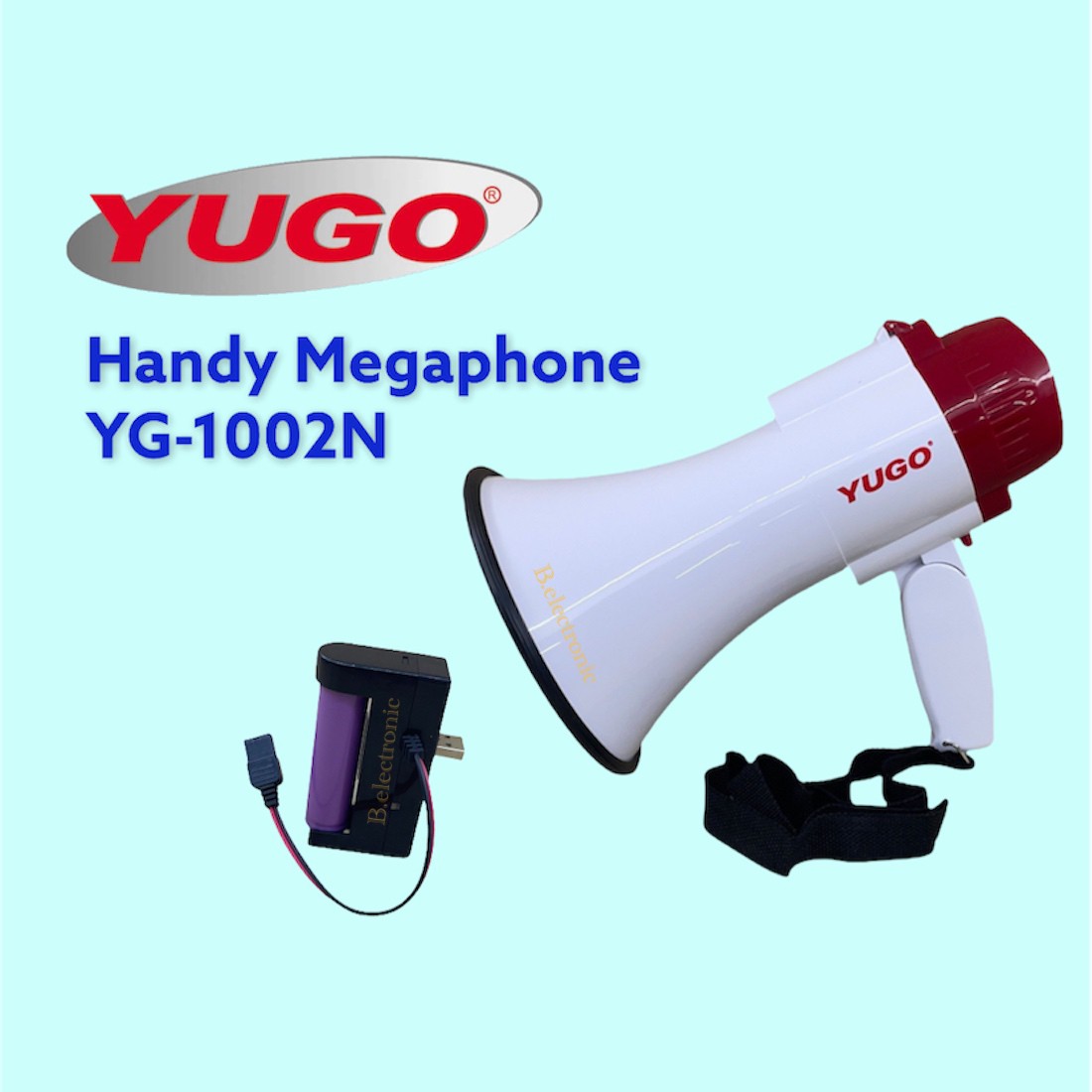 Handy Megaphone แม็กกาโฟน โทรโข่ง มี USB YG-1002N - B.electronic - ThaiPick