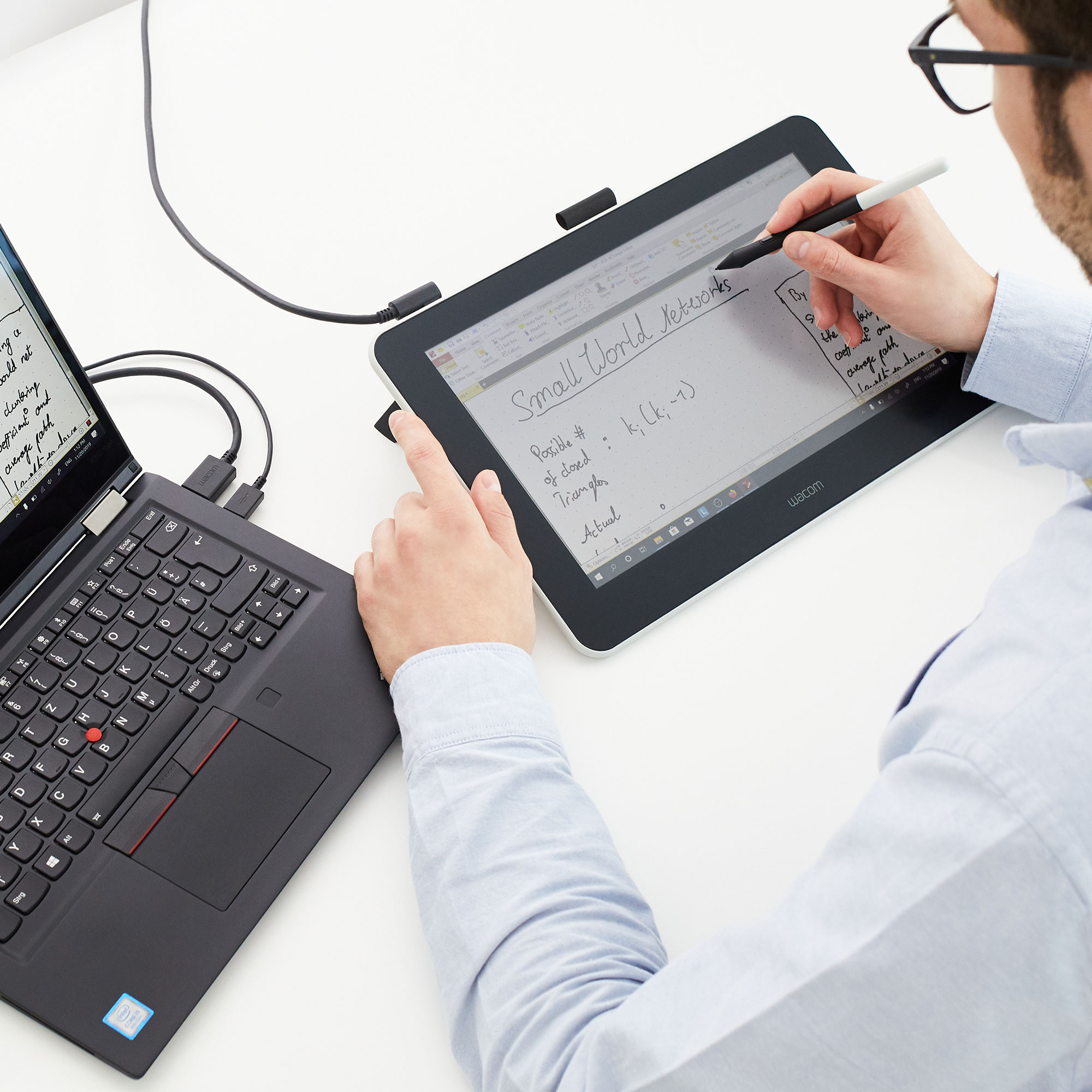 New Model Wacom One (DTC-133) แท็บเล็ตปากกาพร้อมหน้าจอสำหรับวาดภาพ ...