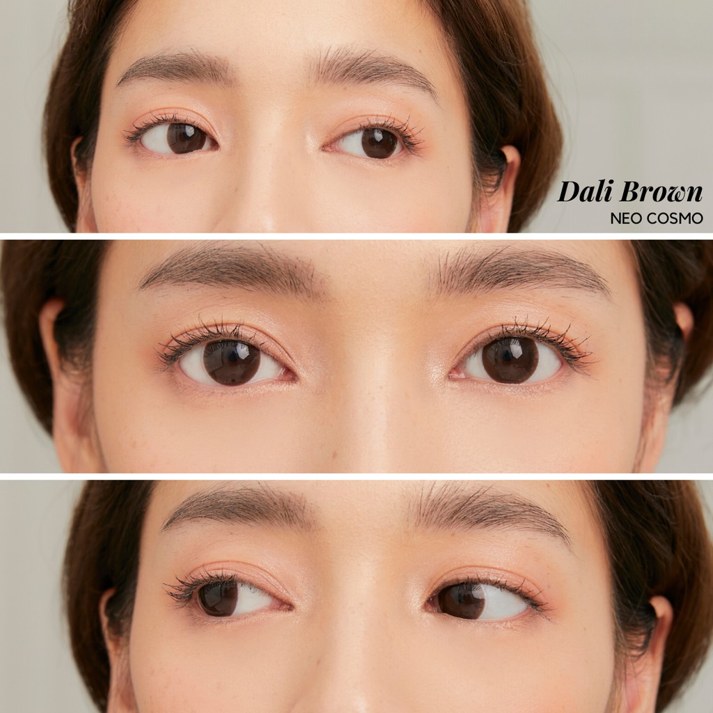 คอนแทคเลนส์ Dali Brown (Neo Cosmo) รายเดือน รุ่นฮิต สไตล์ Minimal ตาใส ...
