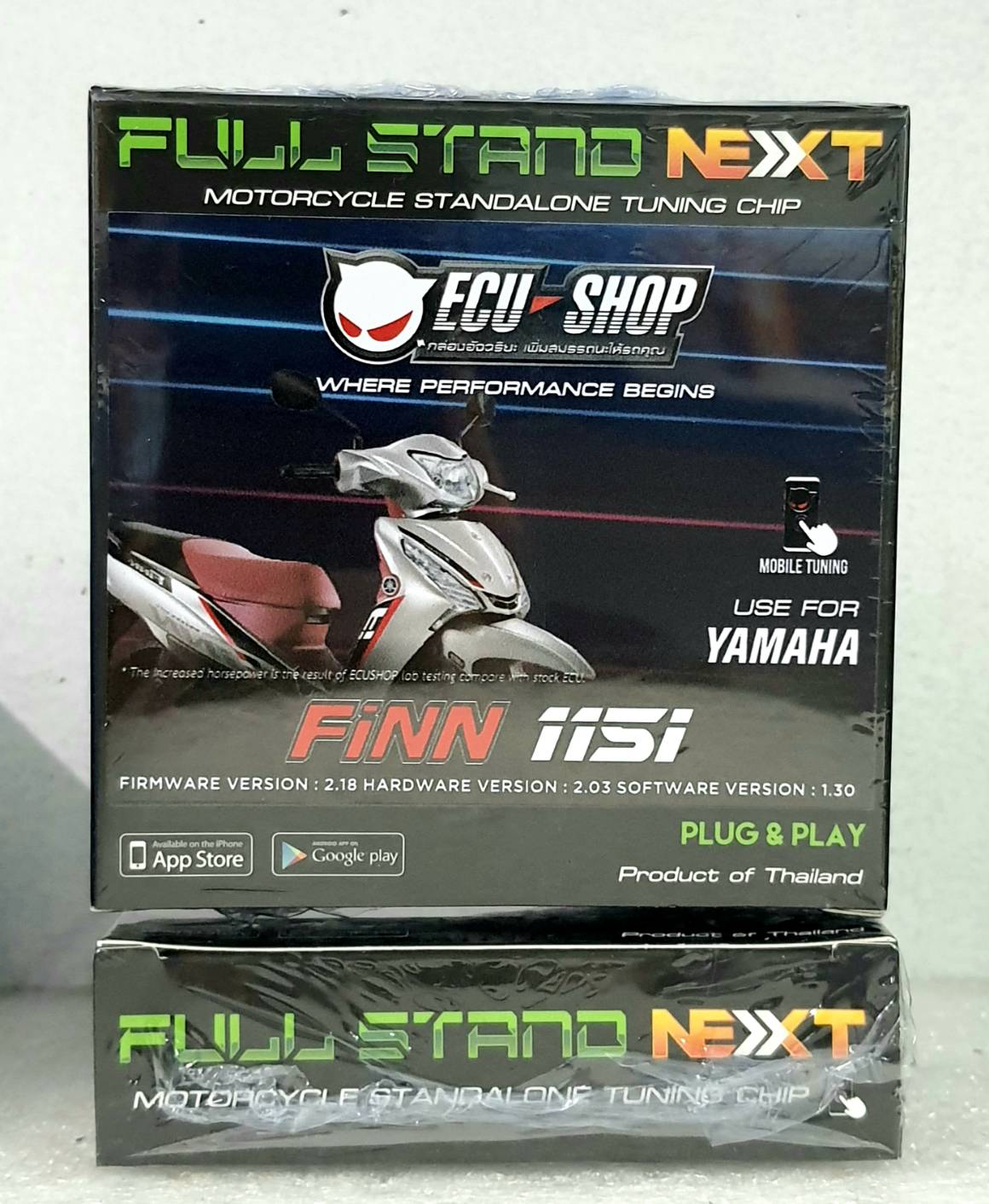 Fullstand NEXT ECUSHOP สำหรับ YAMAHA FiNN 115i กล่องแต่ง กล่องเพิ่ม ...