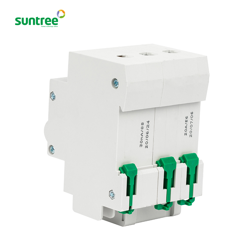RCBO เบรกเกอร์ กันไฟดูด ตัดกระแสไฟรั่ว Suntree RCBO Breaker SCBBLE ...