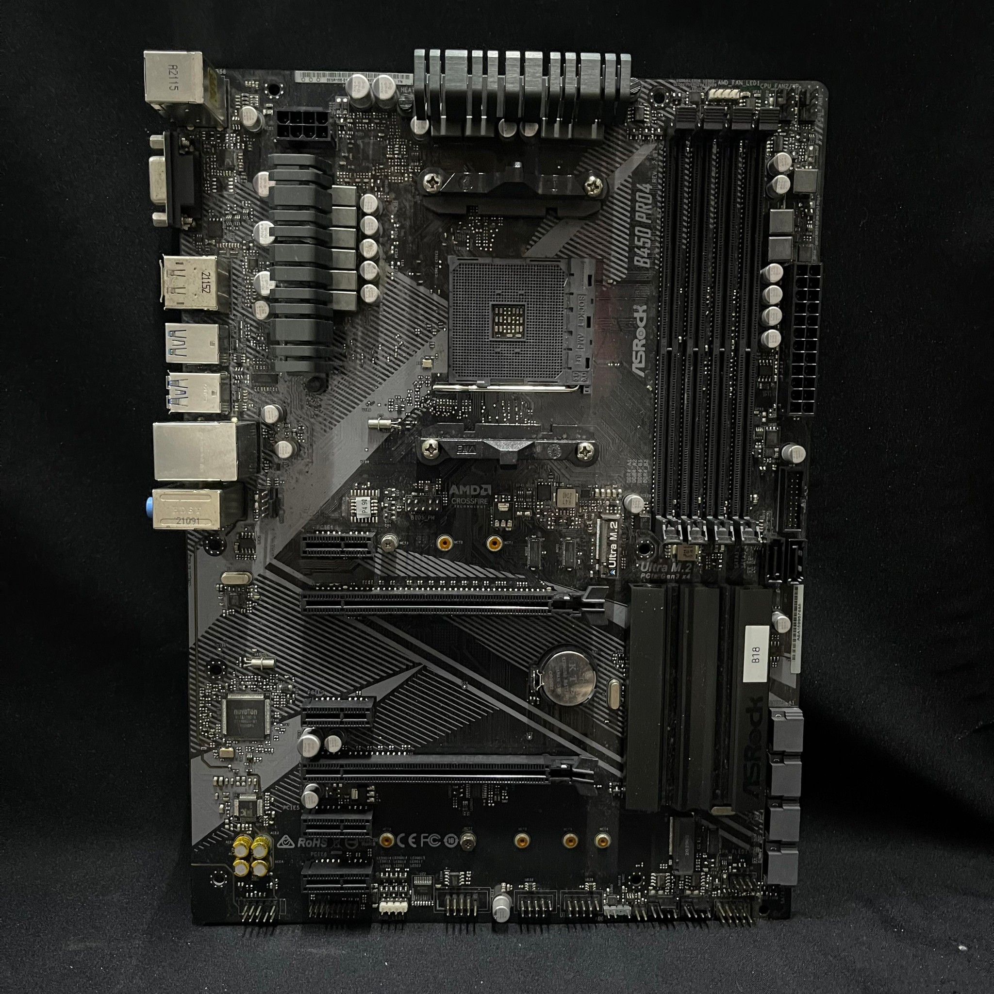 ชุดเซ็ต CPU AMD Athlon 3000G พร้อม MB (AM4) ASROCK B450 PRO4 R2.0 ...