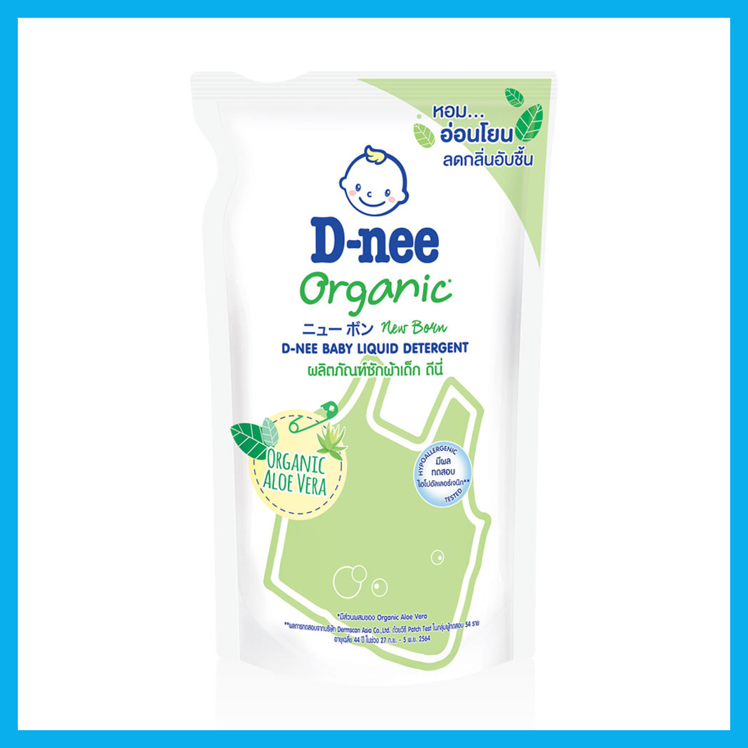 D-nee Baby Liquid Detergent Pouch [Green] 600ml - Konvy - ThaiPick