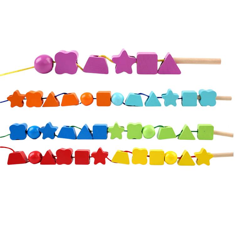 Lacing Beads Montessori Toddler Toys Fun Montessori Toys String Beads ...