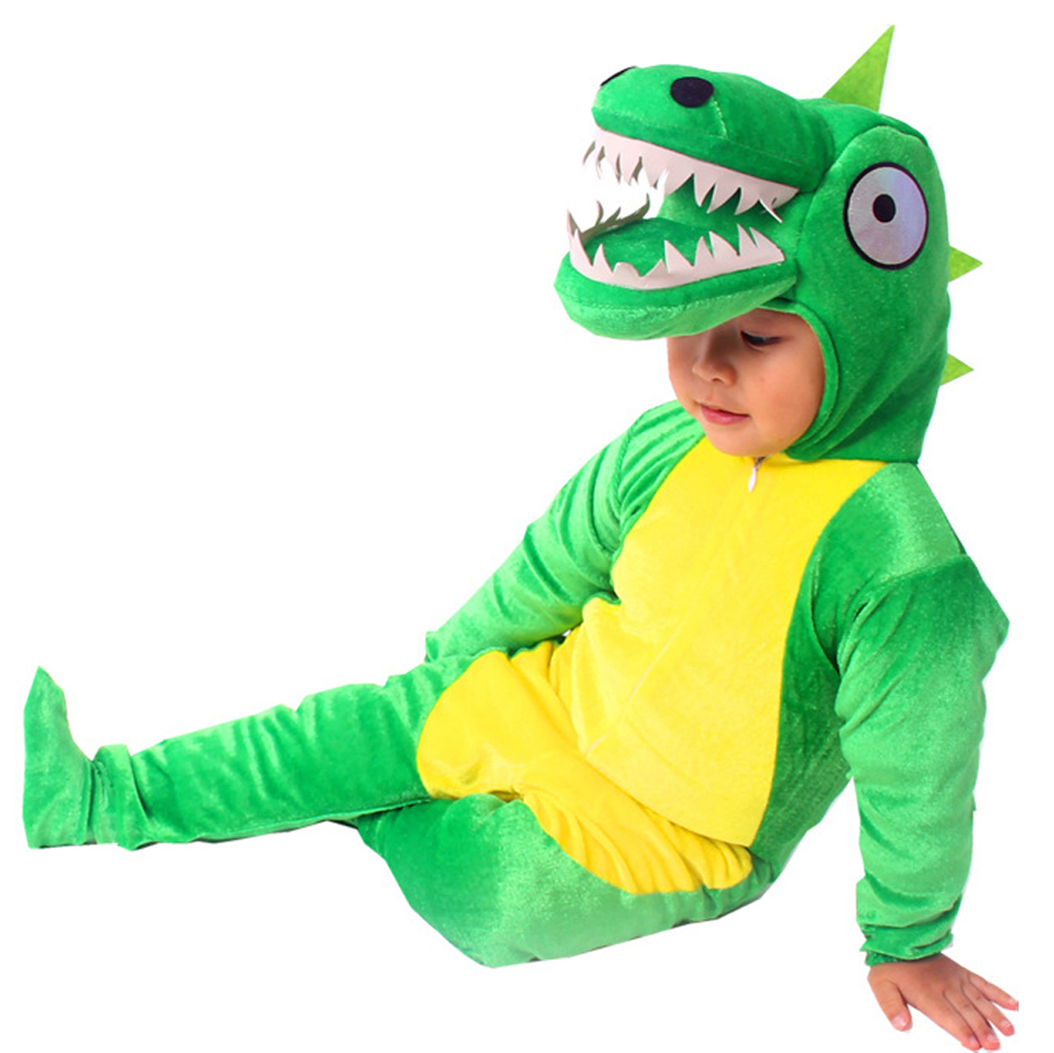 T-Rex Deluxe Kids Dinosaur Costume for Boy Girl Halloween Child ...
