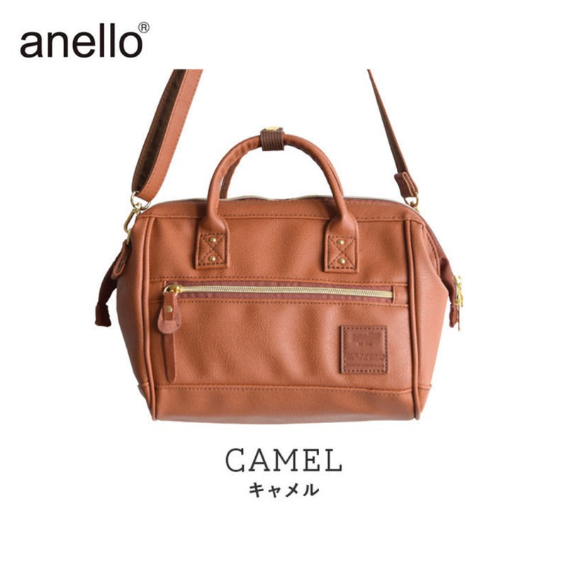 anello กระเป๋าสะพายข้าง Retro Mini Boston Shoulder Bag Anello 2 way pu ...