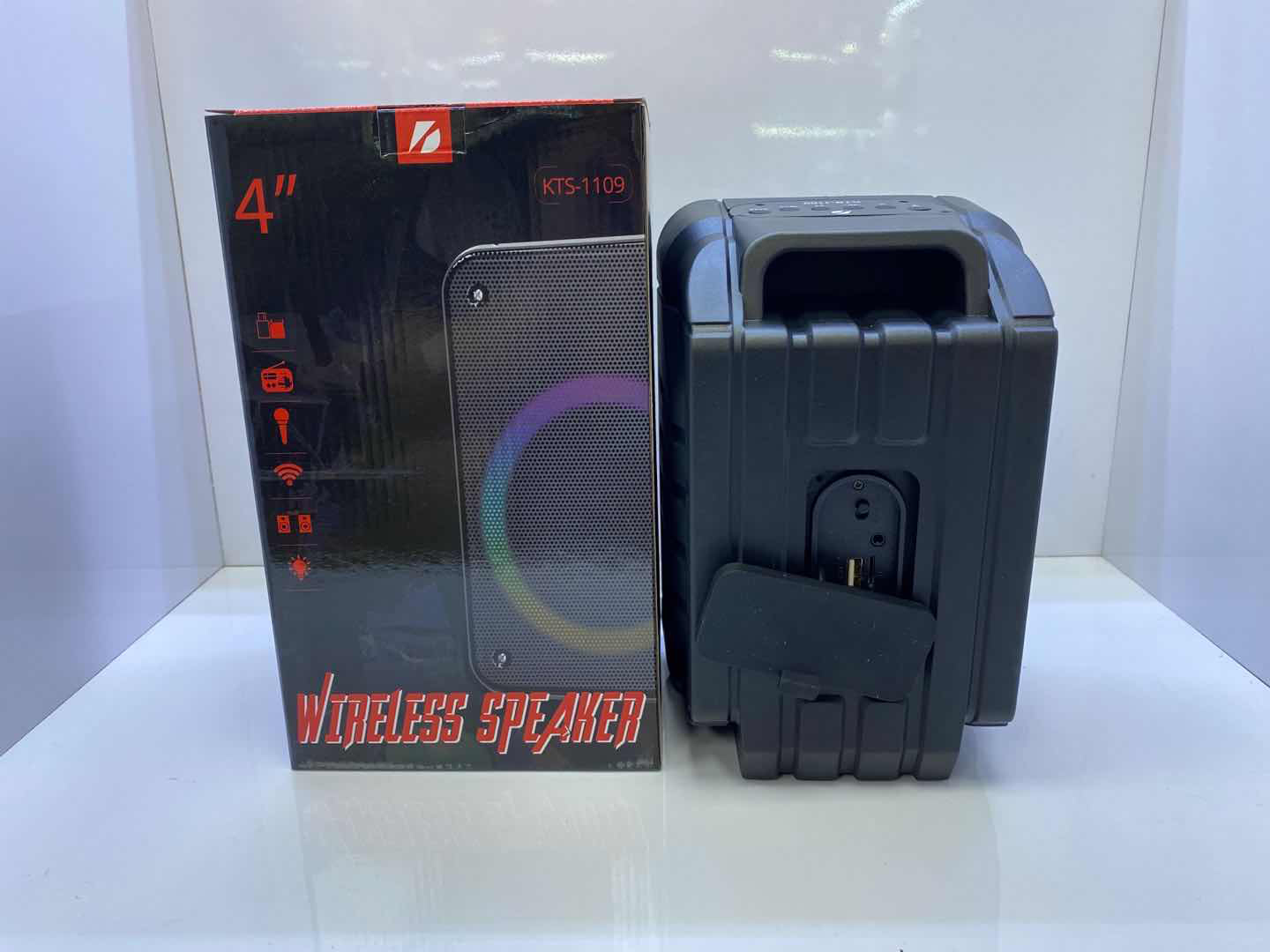 ลำโพงบลูทูธไร้สาย KTS-1109 ไซค์ใหญ่เสียงกระหึ่ม ลำโพงคู่ เบสแน่นๆ โดนใจ ...
