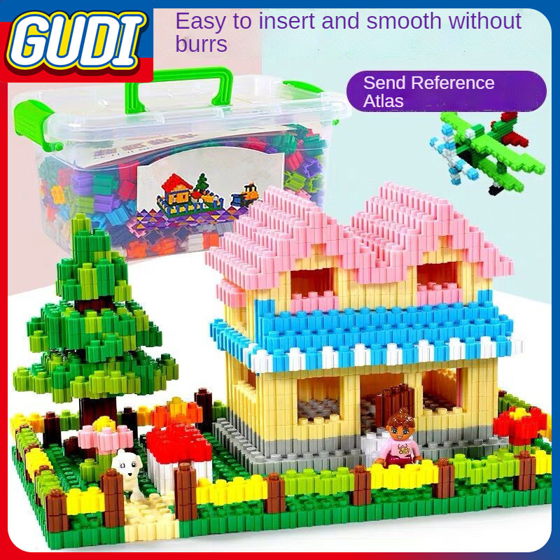 GUDI building block> ผลิตภัณฑ์เดิมใหม่อนุภาคขนาดใหญ่บล็อกอาคารเพชร DIY ...