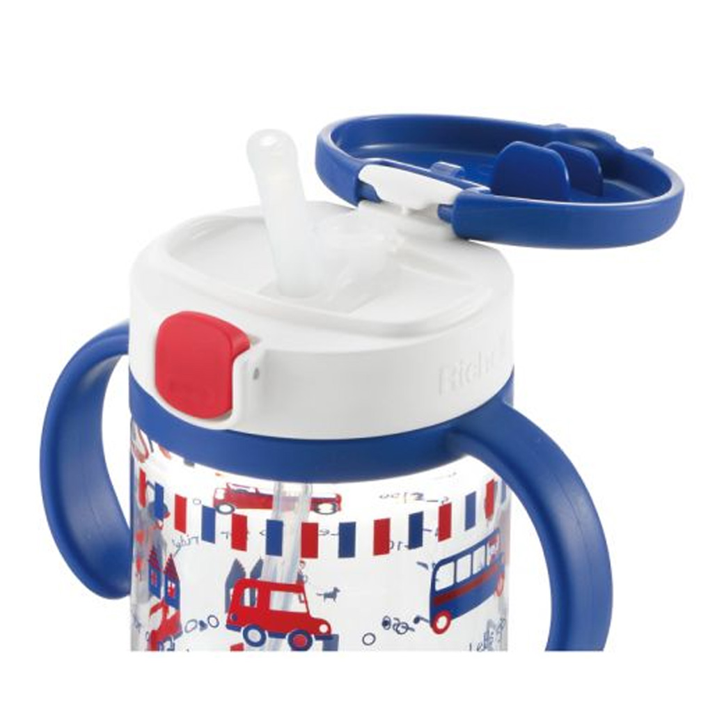 Richell Aqulea - Straw Bottle Mug Set ชุดถ้วยหัดดื่ม - Mombabyshark ...