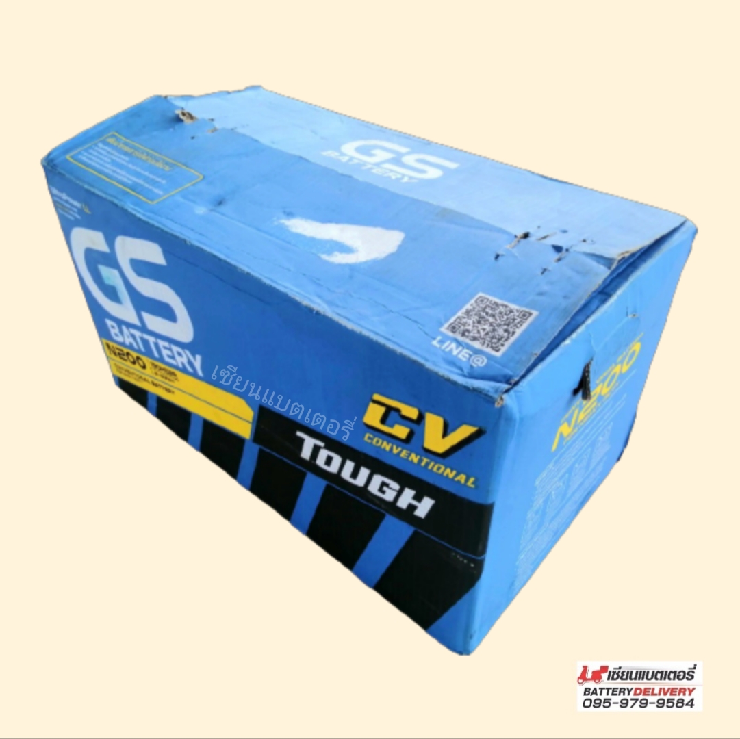 GS Battery N200 แบตเตอรี่รถบรรทุก แบตรถบัส 200แอมป์ - Sian Battery ...