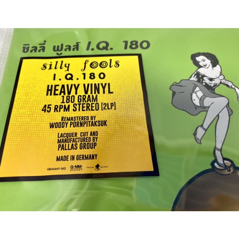 แผ่นเสียงหายาก ซิลลี่ฟูลส์ sillyfools (silly fools) IQ180 - ดัทโน.สโตร์ - ThaiPick