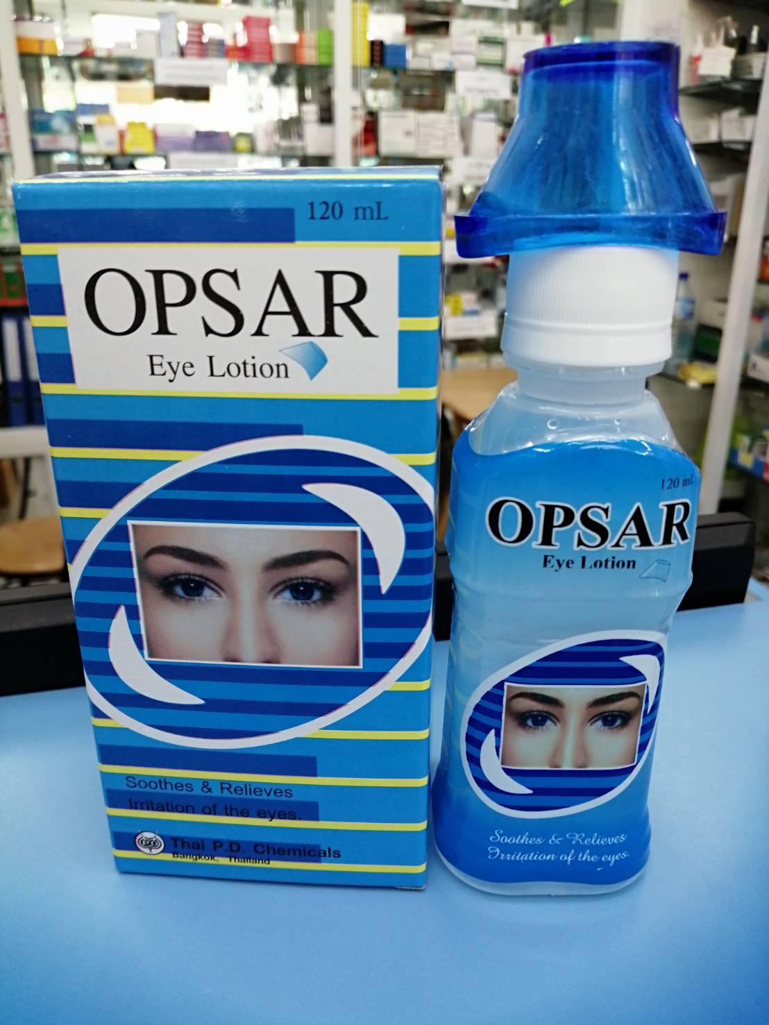 ((ของแท้แน่นอน))((ถูกสุดๆๆ))OPSAR น้ำยาล้างตา 75 ml [exp.12/2023 ] Eye ...