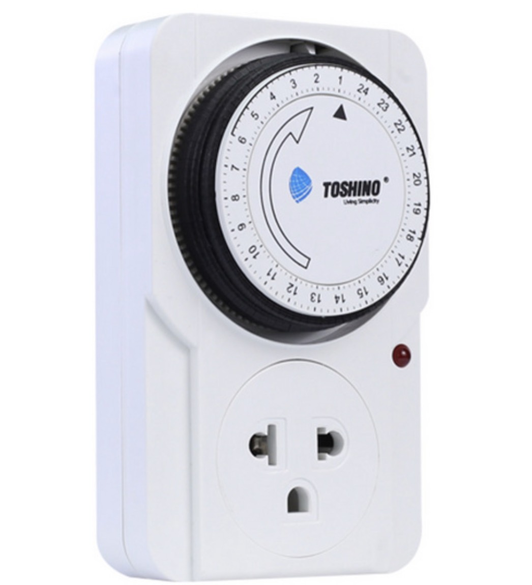 นาฬิกาตั้งเวลา Analog Timer TS-MT3 Toshino แบบ 24 ชั่วโมง - DZ service - ThaiPick