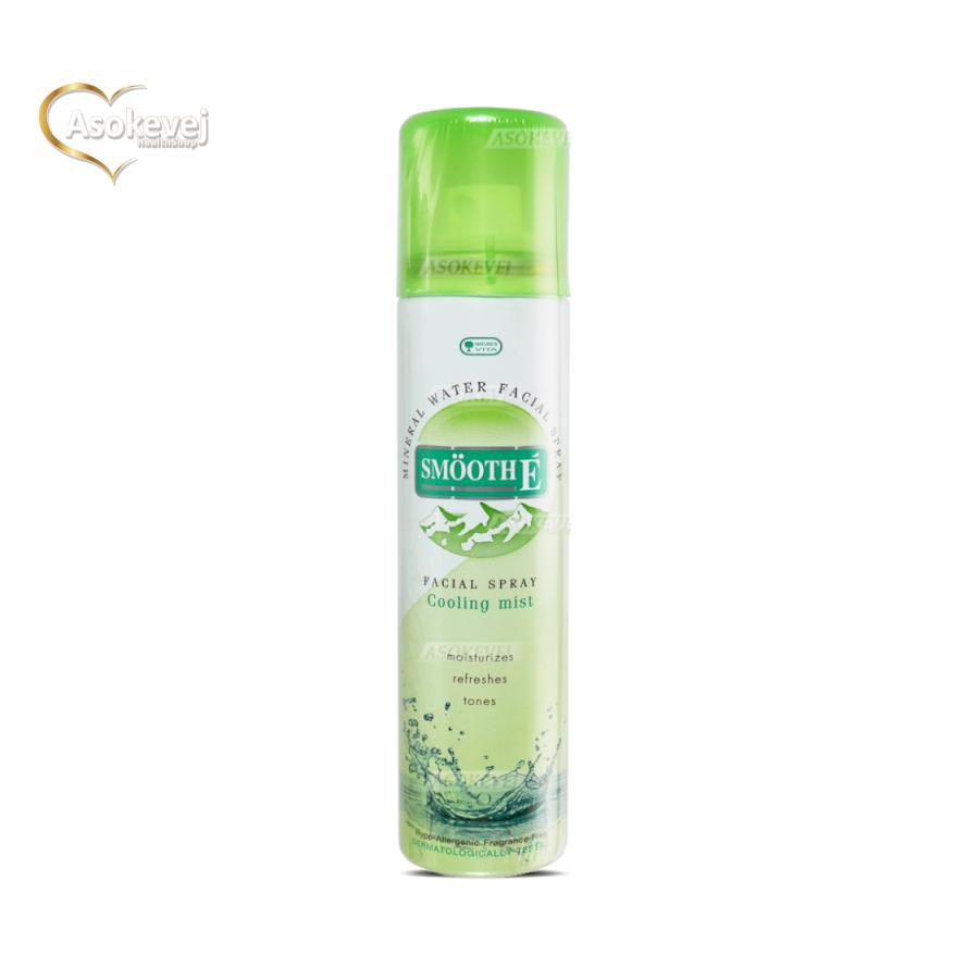 Smooth E Mineral Water Facial Spray 1ขวด (60 ml) สมูทอี น้ำแร่บริสุทธิ์ ...