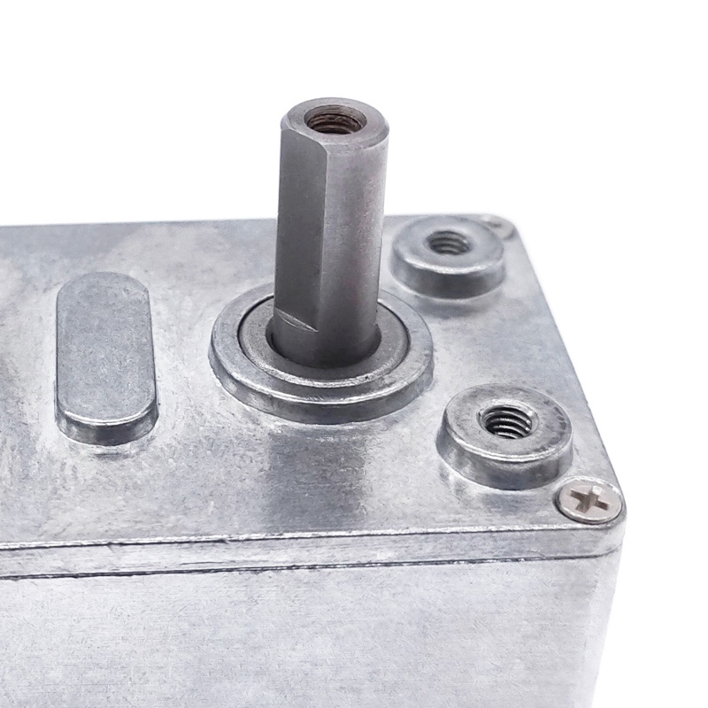 ZGY370EC DC motor with hall encoder 11PPR JGY370 encode DC12V worm gear ...