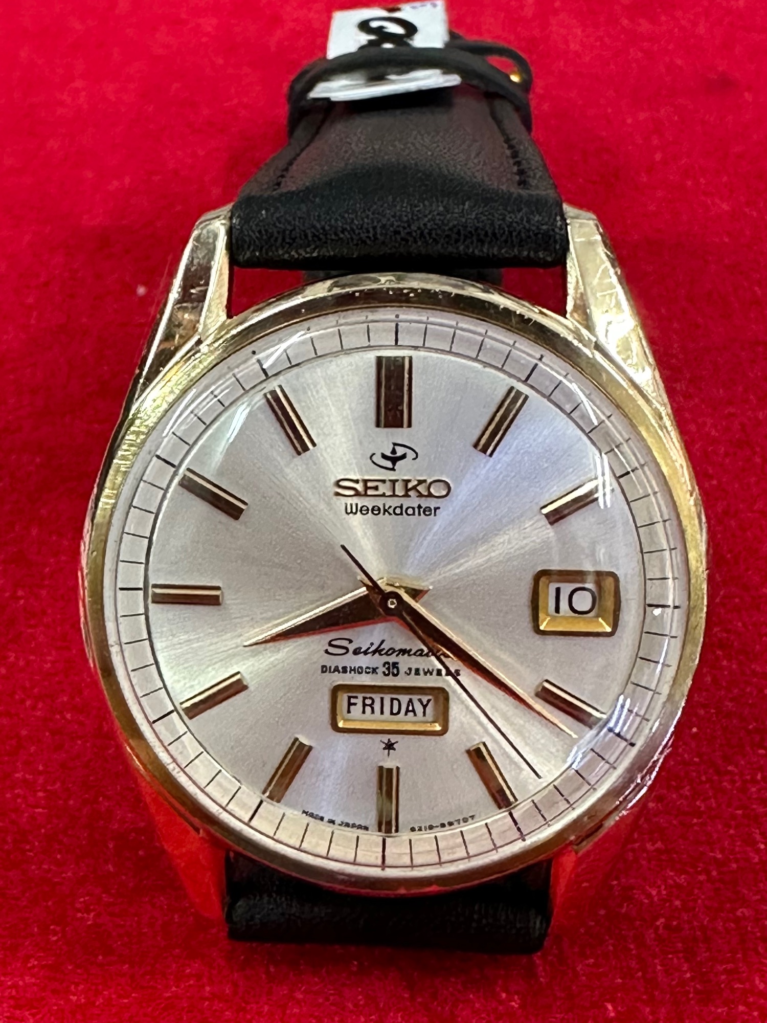 นาฬิกาวินเทจ SEIKO Seikomatic Diashock 35 jewels Automatic ตัวเรือนทอง ...