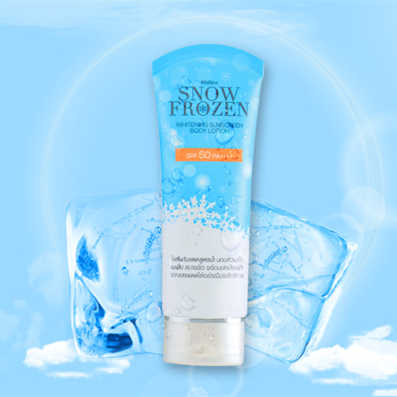 มิสทีน บอดี้ โลชั่น กันแดด ครีมกันแดดผิวกาย Mistine Snow Frozen ...