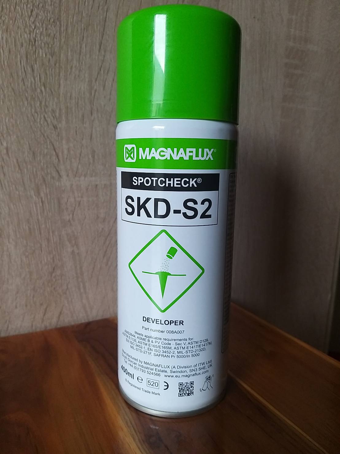 Magnaflux Developer น้ำยาเร่งทำปฏิกิริยา รุ่น SKD-S2 ขนาด 300 g / 400 ...