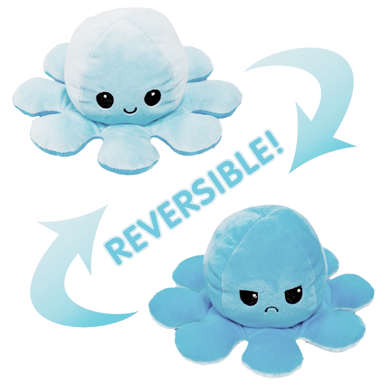 Flip Octopus ตุ๊กตาปลาหมึกพลิกได้ 2 ด้าน - The Wonder Deals - ThaiPick