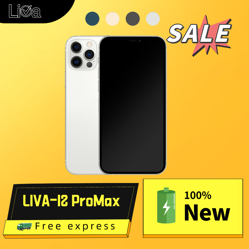 LIVA โทรศัพท์มือถือ สิบสองโปรแม็ก ประกันร้าน1 เดือน เวอร์ชันอเมริกัน ...