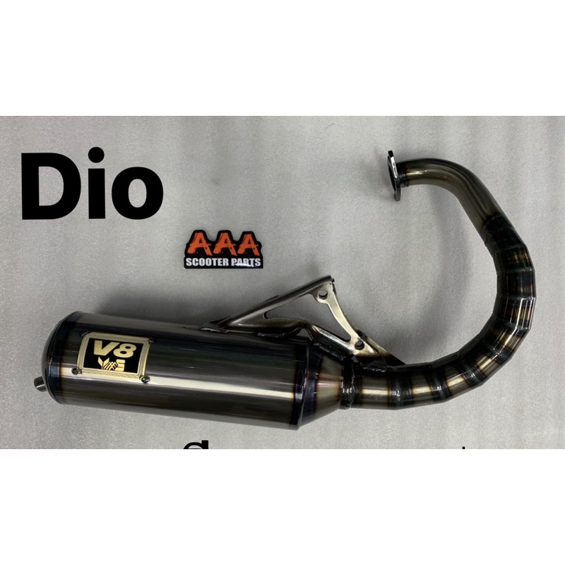 ท่อV8 งานเทียบใส่Dio Zx jog Zr Evo | Lazada.co.th