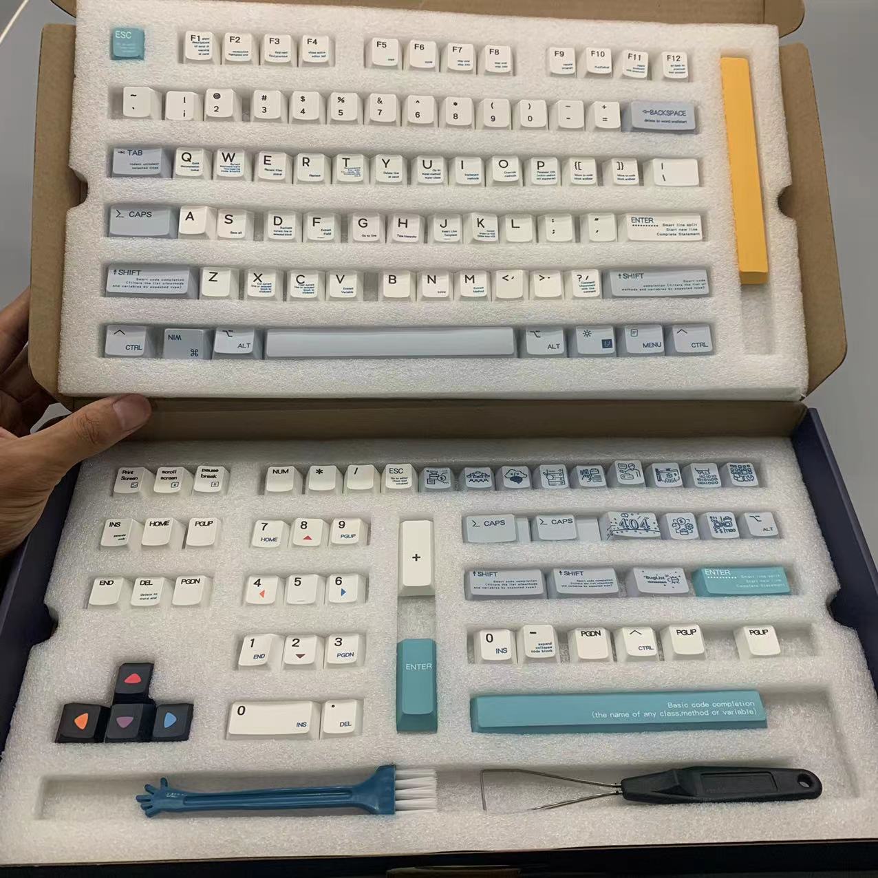 Programmer Keycap Cherry Profile Full Set Fit 61/68/84/87/100 ...