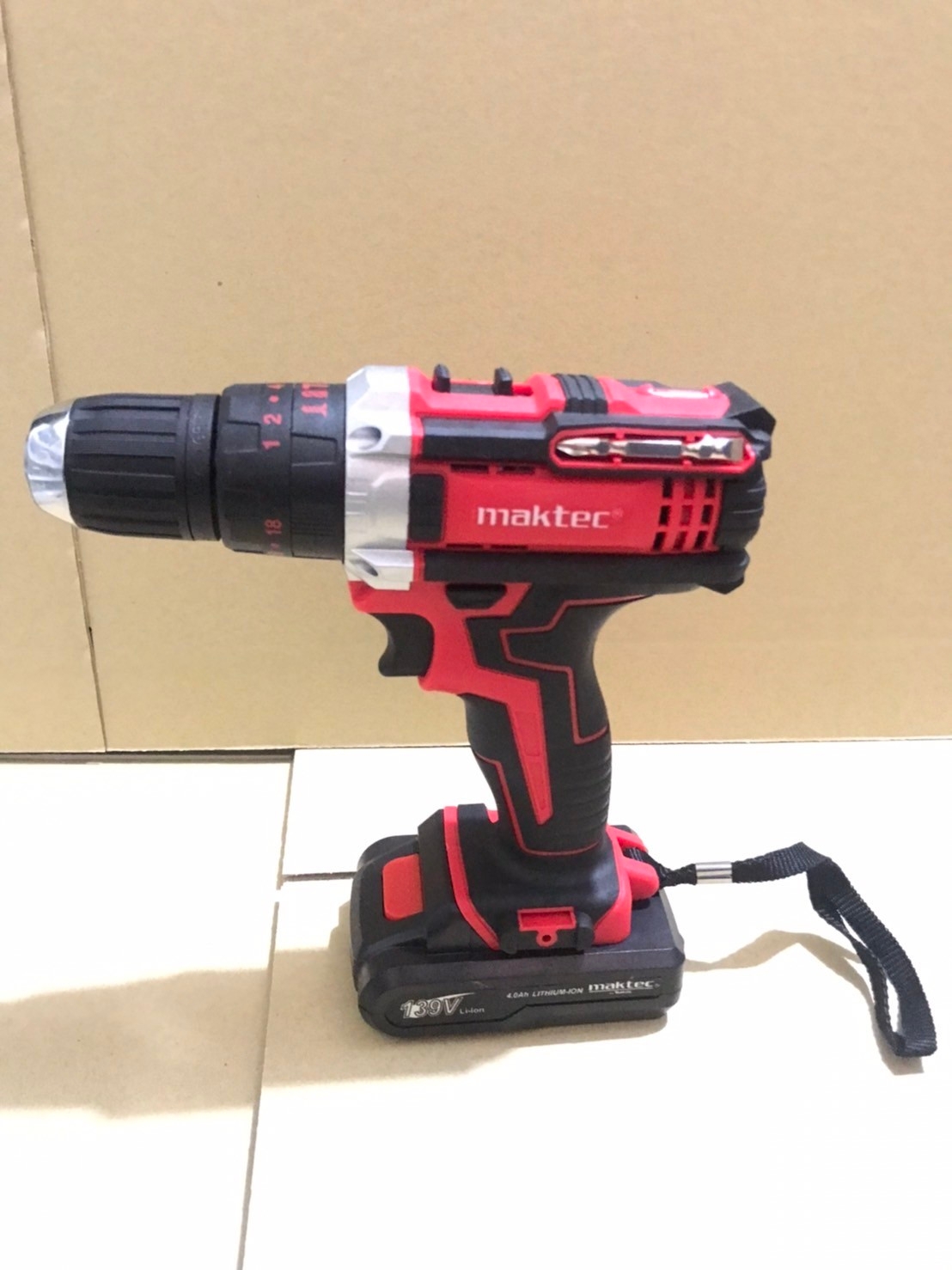 คูปองลดอีก100฿???? MAKTEC สว่านไร้สาย 128V 3ระบบ เจาะกระแทกได้ (งาน ...