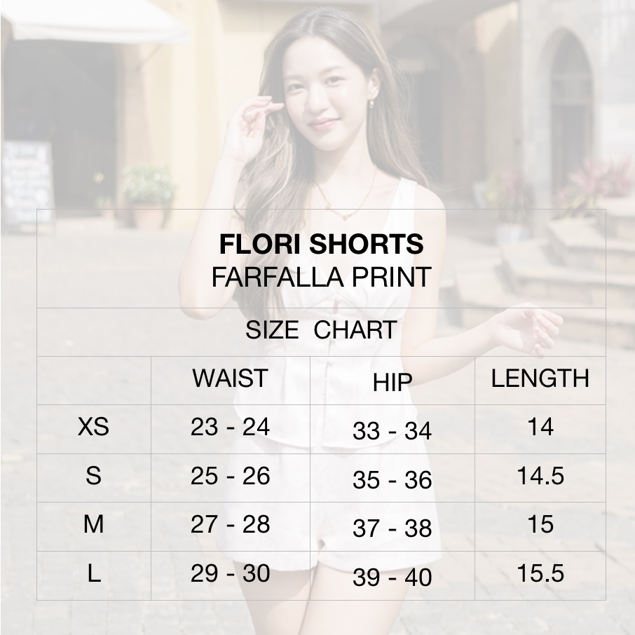 CALICO - FLORI SHORTS Farfalla print (พร้อมส่ง 10 March) - Calico studio - ThaiPick