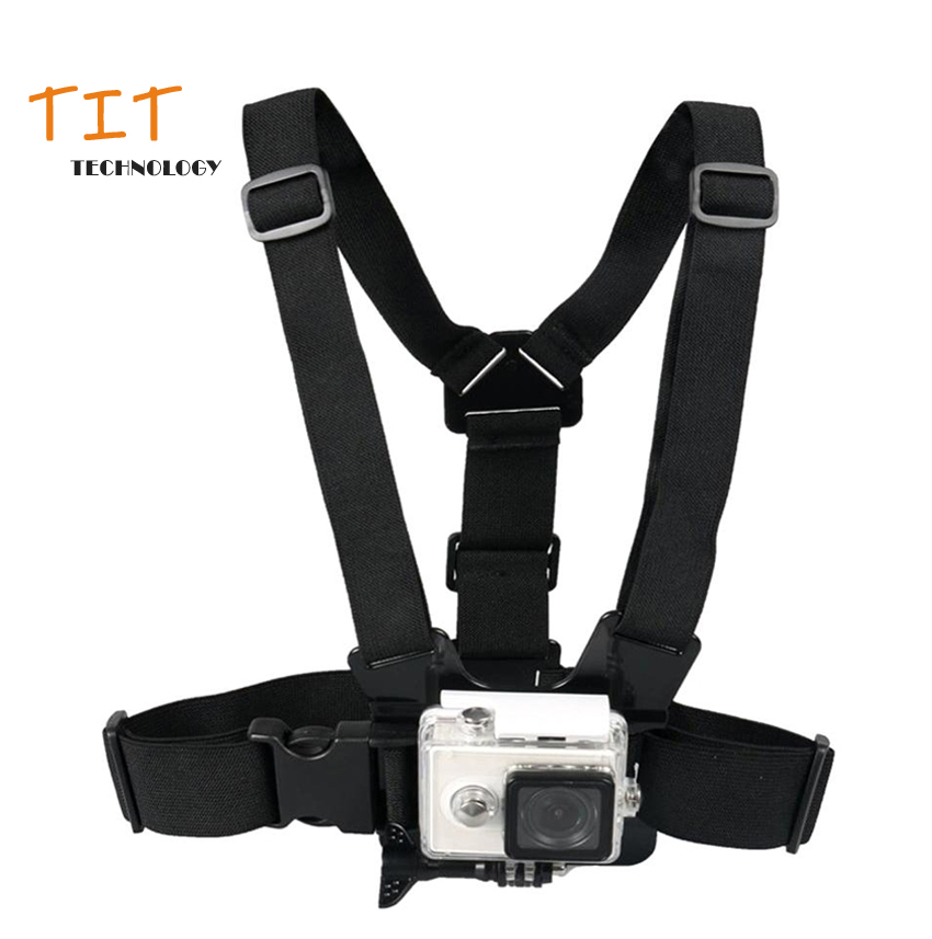 สายคาดอกพร้อมอุปกรณ์ GoPro Chest Strap Belt Body Tripod Harness Mount ...