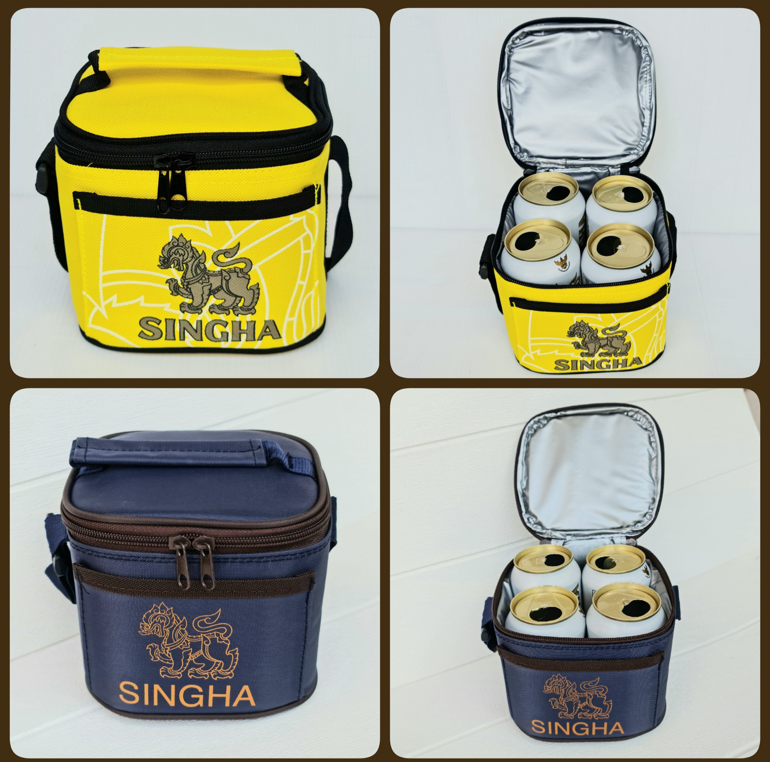 กระเป๋าเก็บความเย็น/เก็บอุณหภูมิเย็น-ร้อน ลายสิงห์/Chivas/Coke/Hei ...