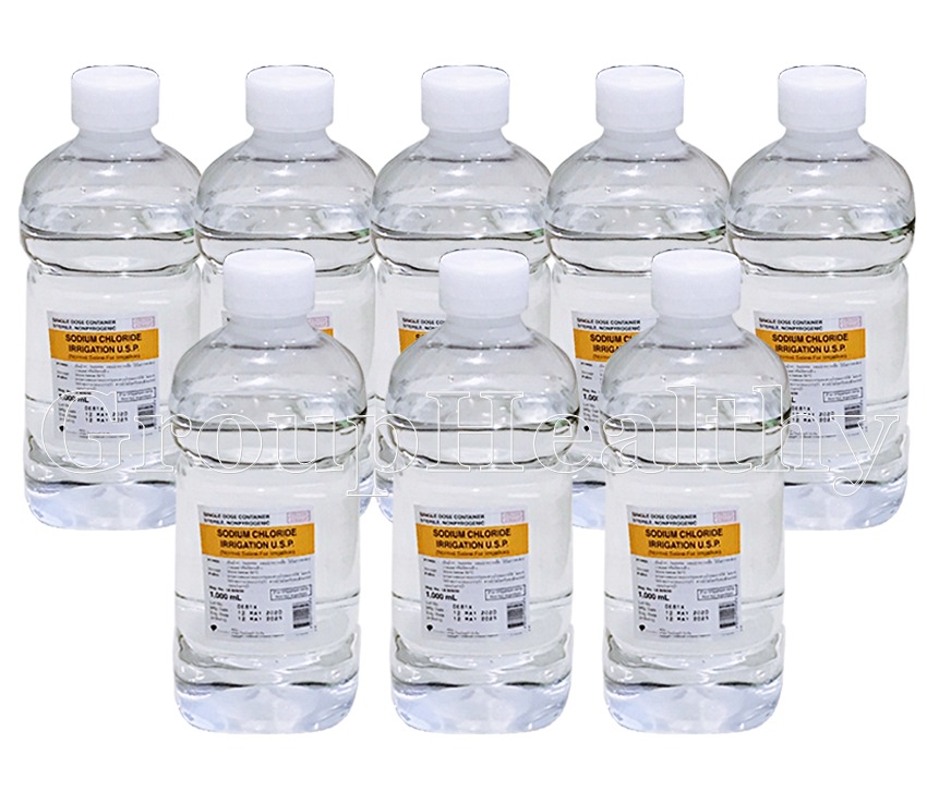 NSS Sodium Chloride 0.9% น้ำเกลือ หลอด 3mLx10 Amp.(10หลอด) Exp.06/2024 ...