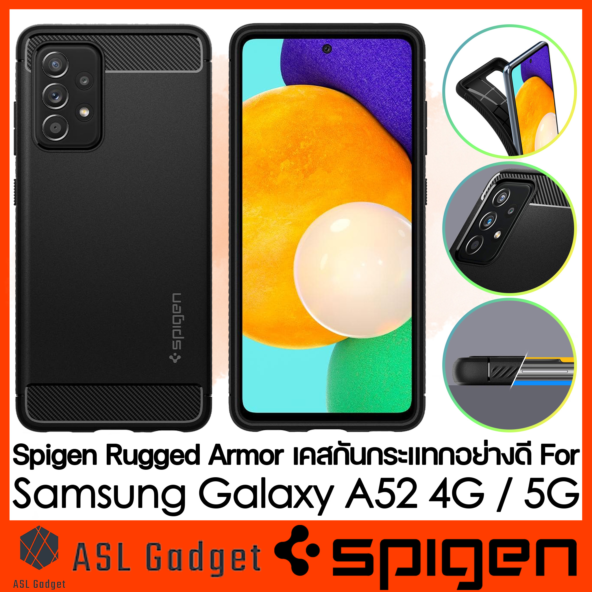 Spigen Rugged Armor Case สำหรับ Redmi K40 / K40 Pro / Poco F3 / K30 Pro ...