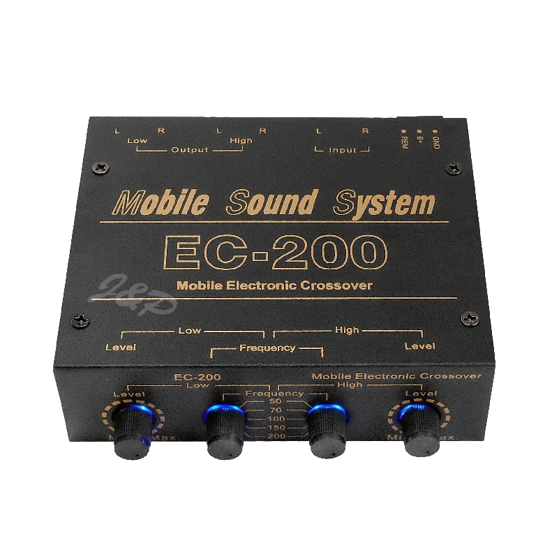 ครอสโอเวอร์รถ ครอสโอเวอร์2ทาง ครอสปรับเบส ปรับจูนเสียงได้อย่างแม่นยำ CROSSOVER EC-200 iaudioshop ...