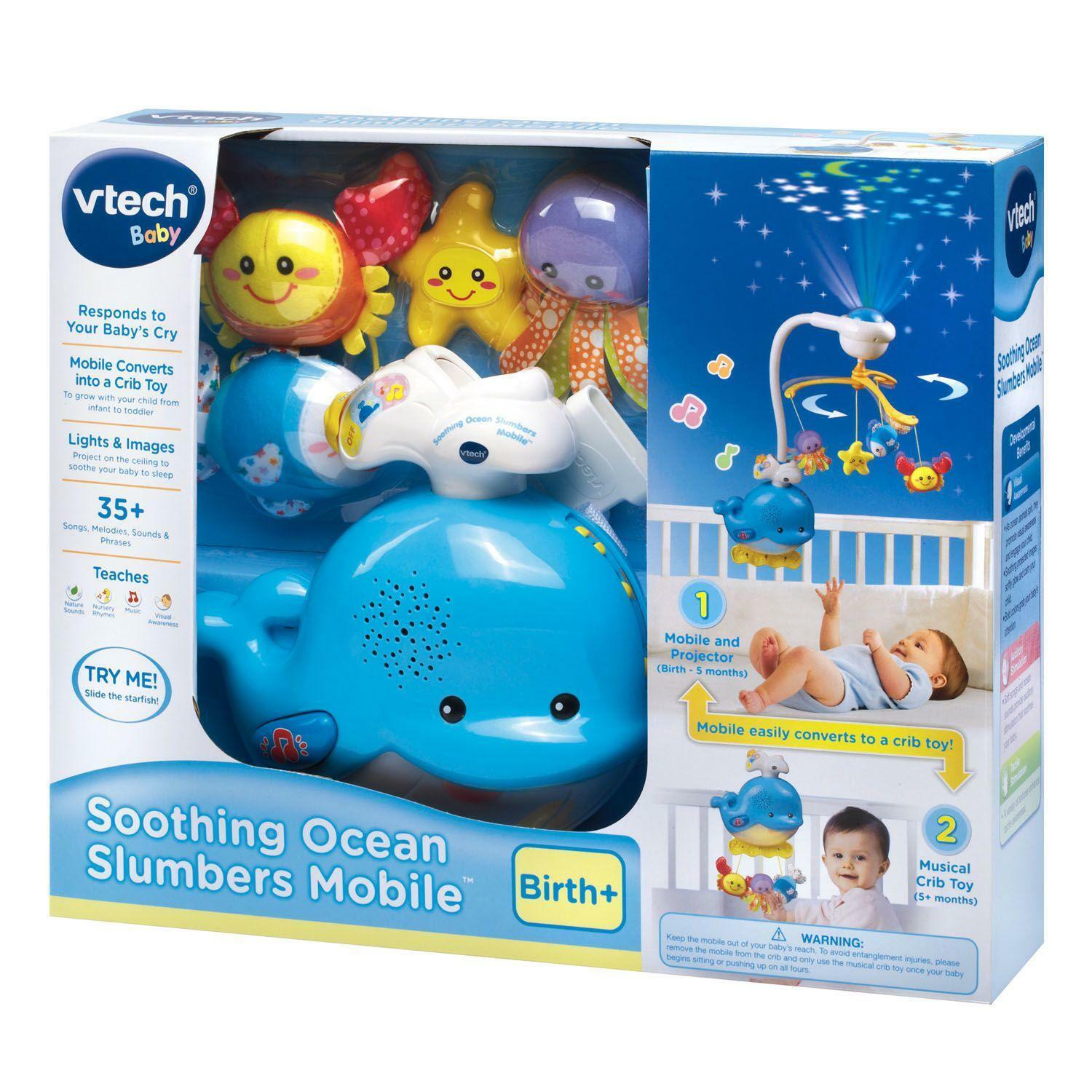 Vtech 2 In 1 Ocean Sounds Mobileโมบายรูปปลาวาฬสีสันสดใส | Lazada.co.th